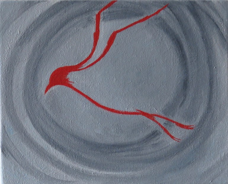 Red-Bird-Outline-1 – Thea Paneth Paintings